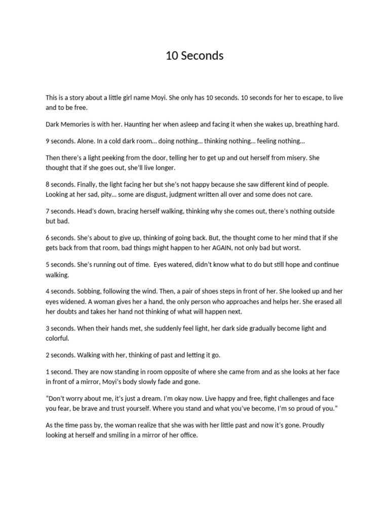 Moyi's 10-Second Escape | PDF