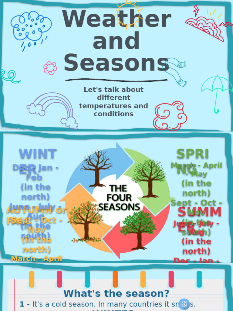 Weather and Seasons | PDF | Earth Phenomena | Atmospheric Sciences