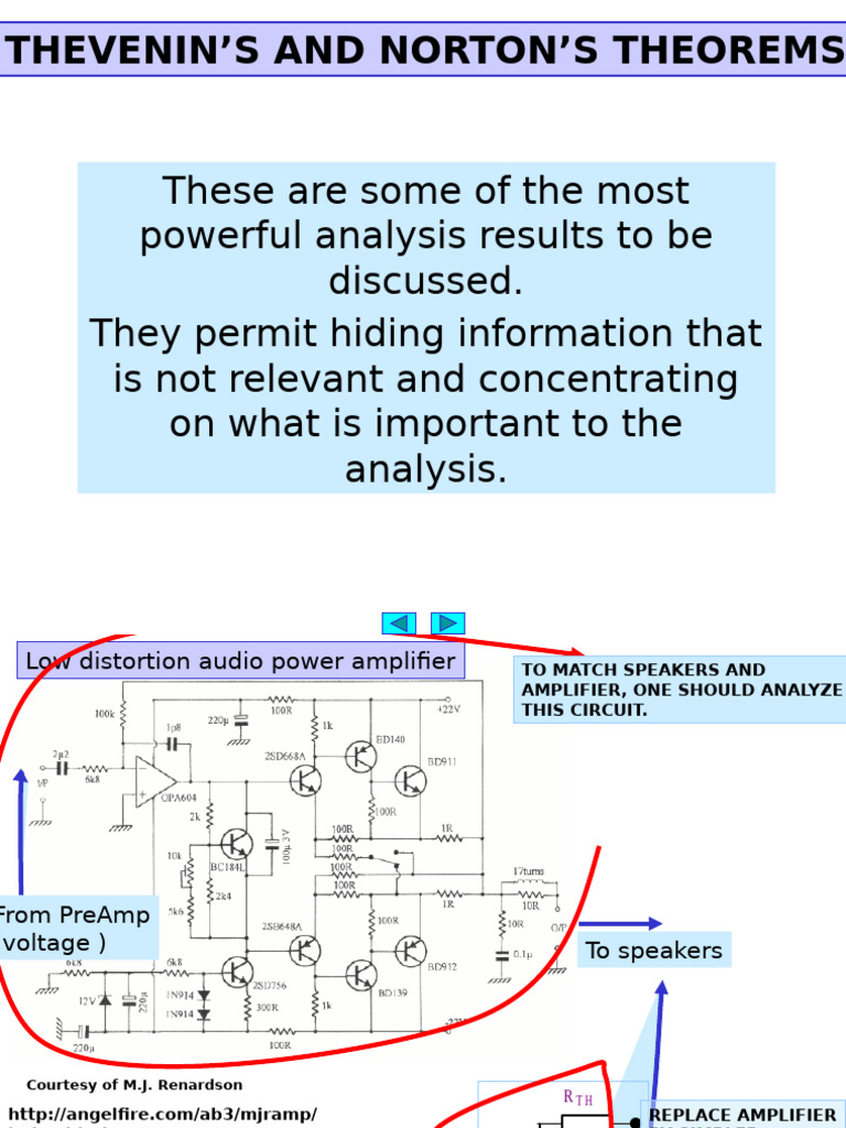 Ch5 - Thevenin and Norton Theorems, Maximum Power Transfer | PDF | Electrical Network ...