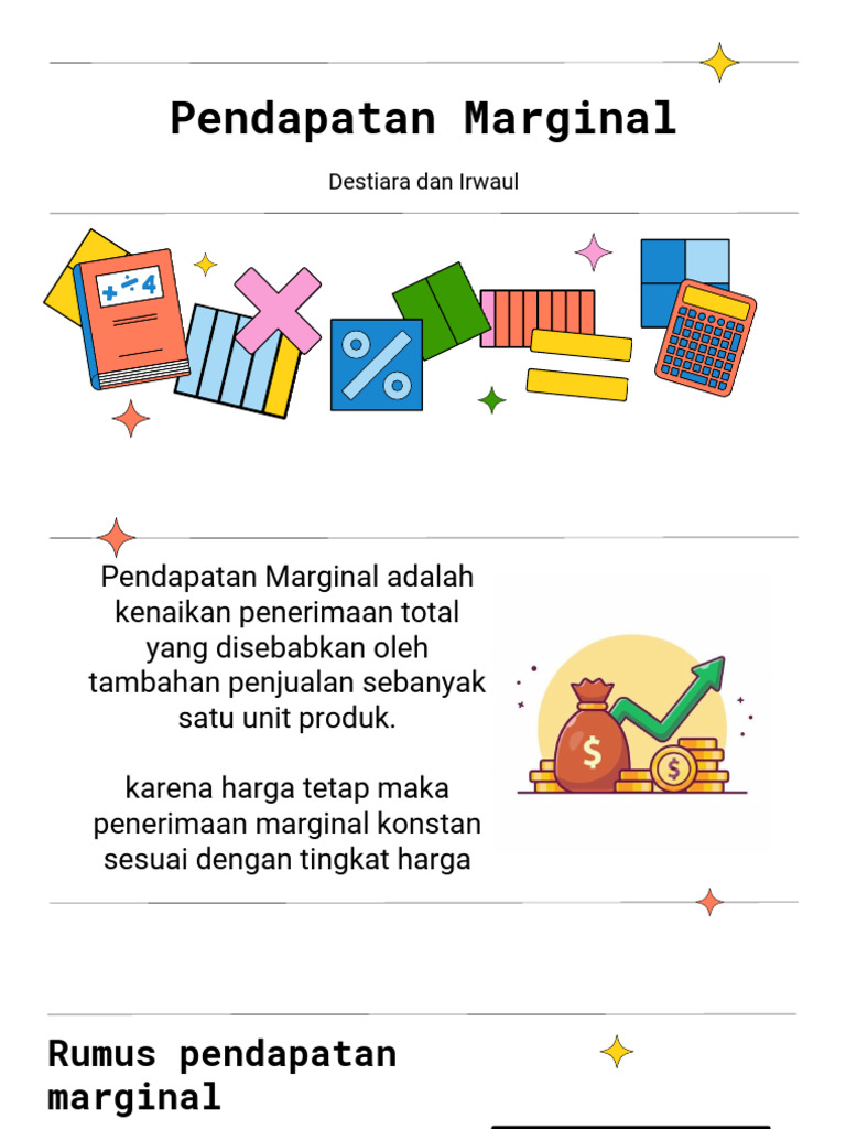 Rumus dan Penjelasan Pendapatan Marginal | PDF
