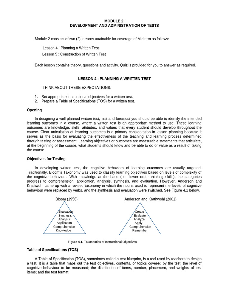 Assessment in Learning MODULE 2 | PDF | Educational Assessment | Learning