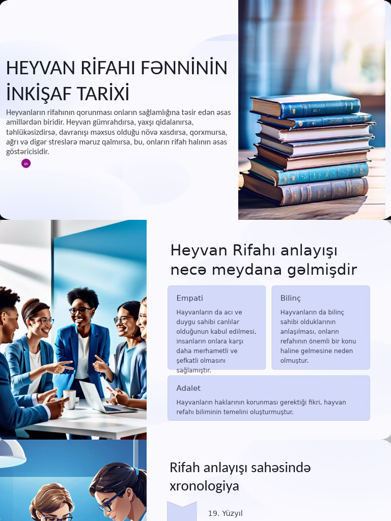 Hayvan Refahi Biliminin M1Tarihi | PDF