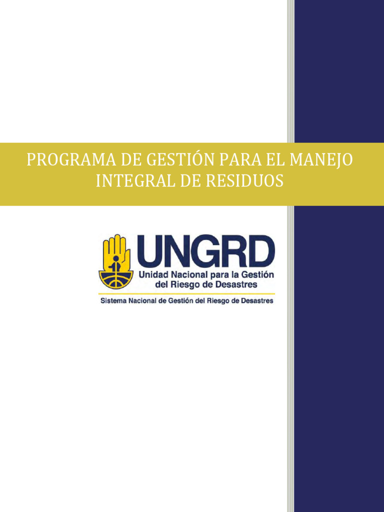 Programa-de-Gestion-para-el-Manejo-Integral-de-Residuos | PDF ... Programa-de-Gestion-para-el-Manejo-Integral-de-Residuos | PDF ...