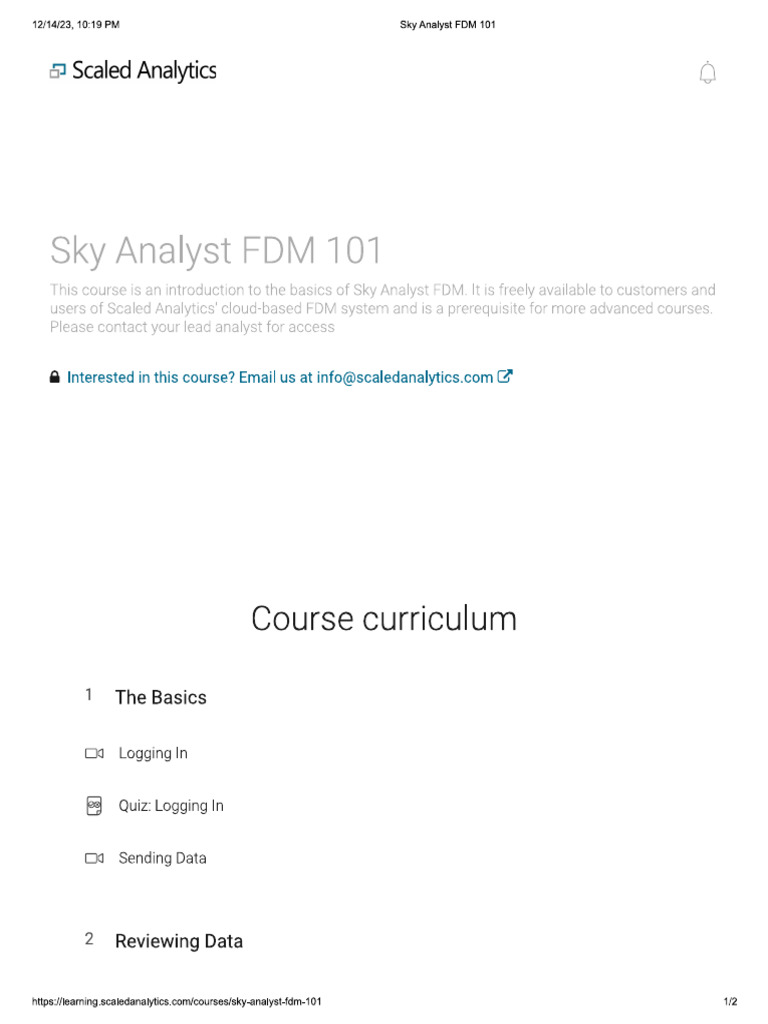 FDM Sky | PDF