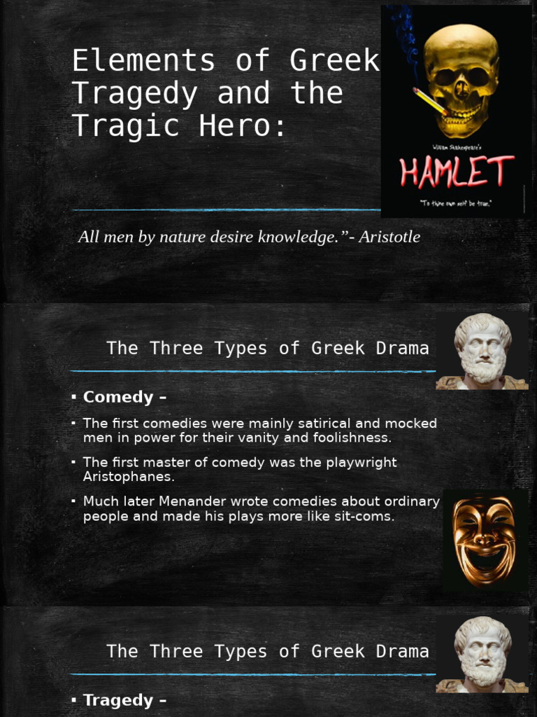 Elements of Greek Tragedy | PDF | Tragedy | Plot (Narrative)