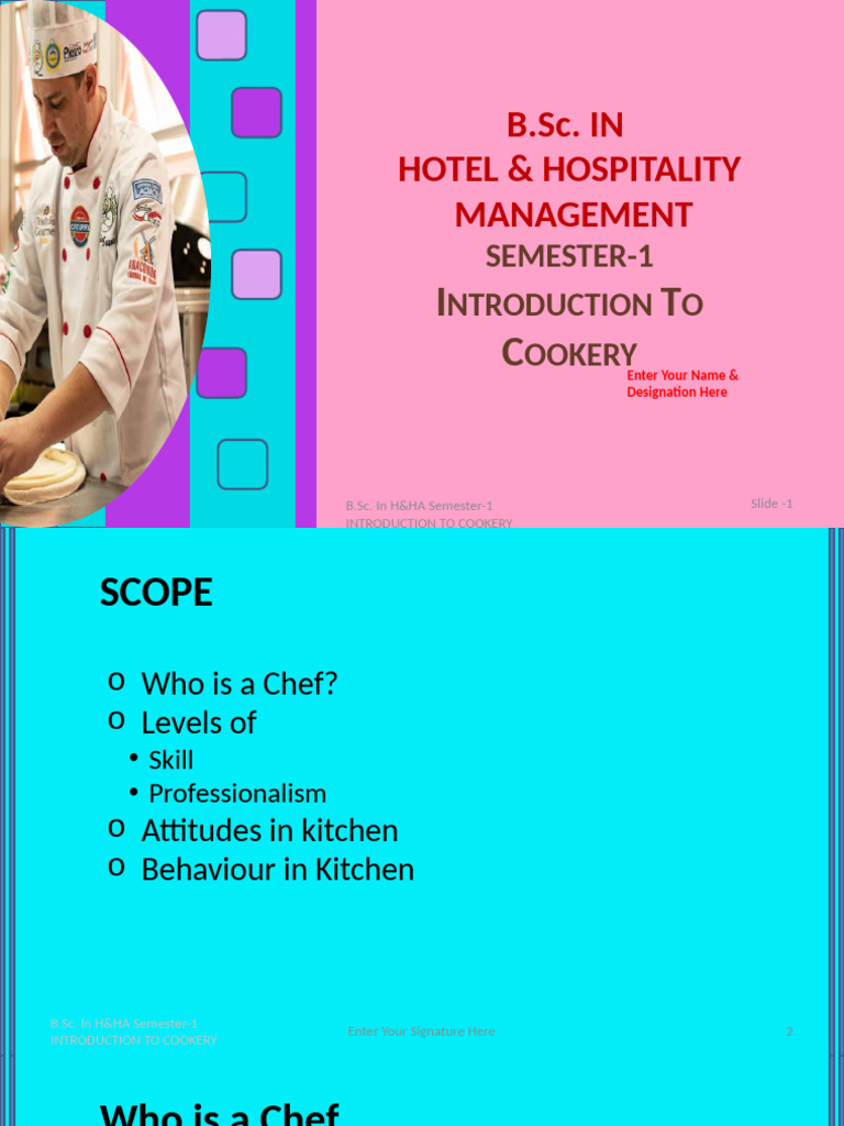 Introduction To Cookery | PDF | Cooking | Chef