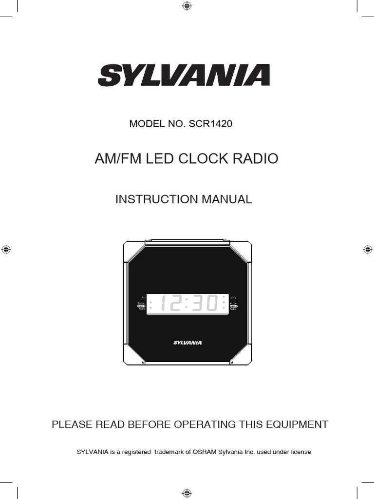 Clock Radio User Guide | PDF | Electrical Connector | Ac Power Plugs ...