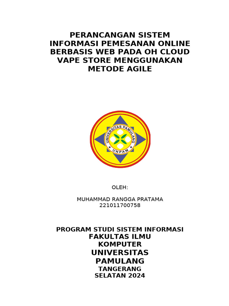 Rangga Proposal Metodologi Riset | PDF