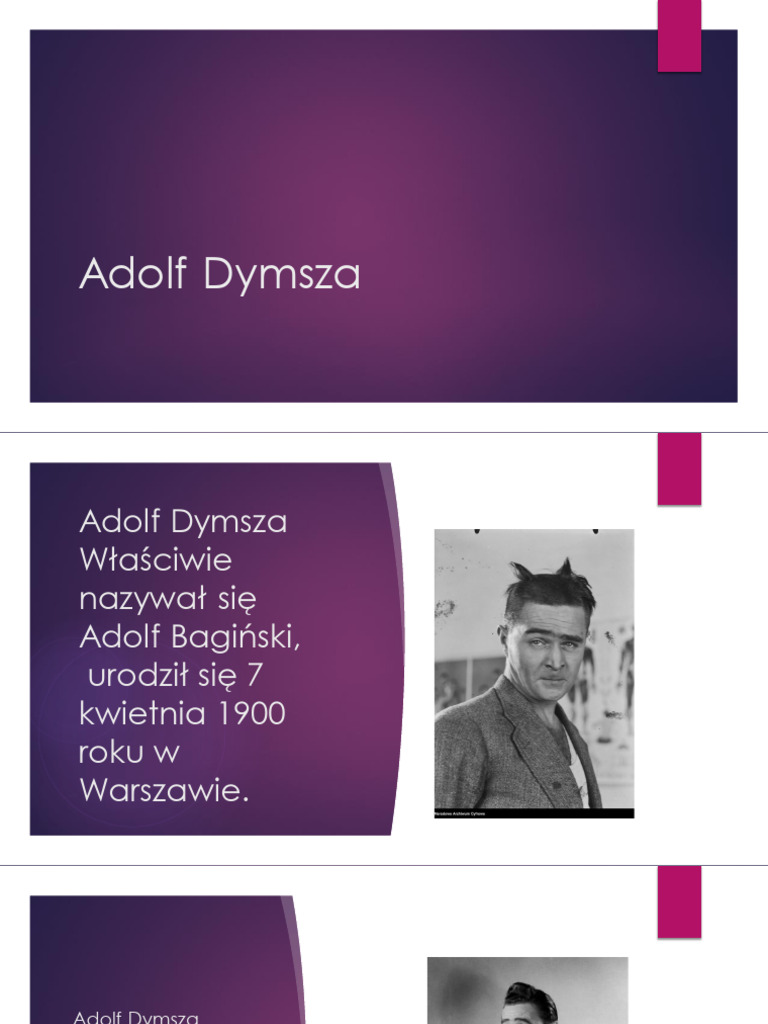 Prezentacja (7) - Dymsza Adolf | PDF