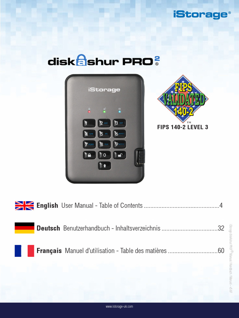 DiskAshur Pro2 User Manual v5.6F | PDF | Encryption | Copyright