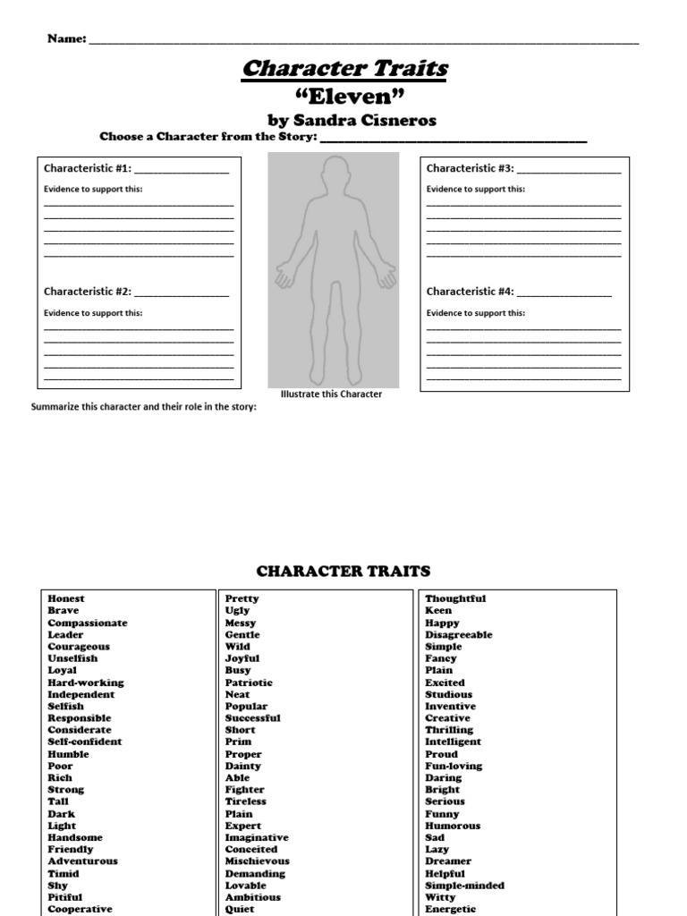 Character Analysis of "Eleven" by Cisneros | PDF