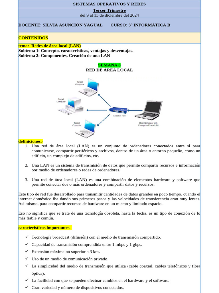 CLASE#14 Sistemas 3ro | PDF