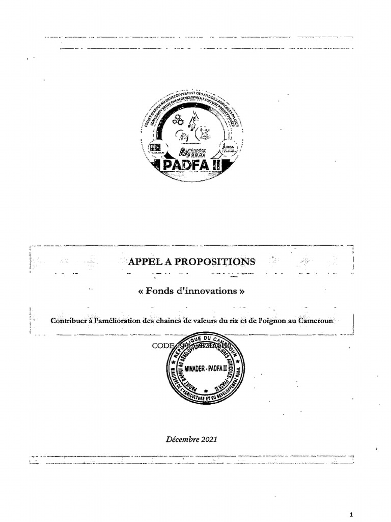 PADFA II DAO DDP 001 | PDF