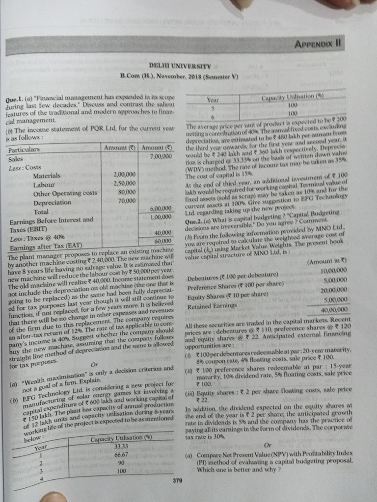 FM Important Ques | PDF