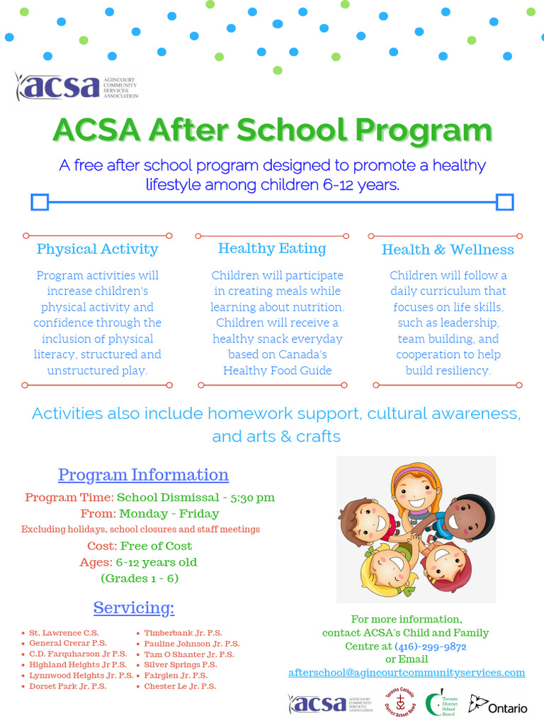 02 Acsa After School Program Revised 2020-2021 | PDF