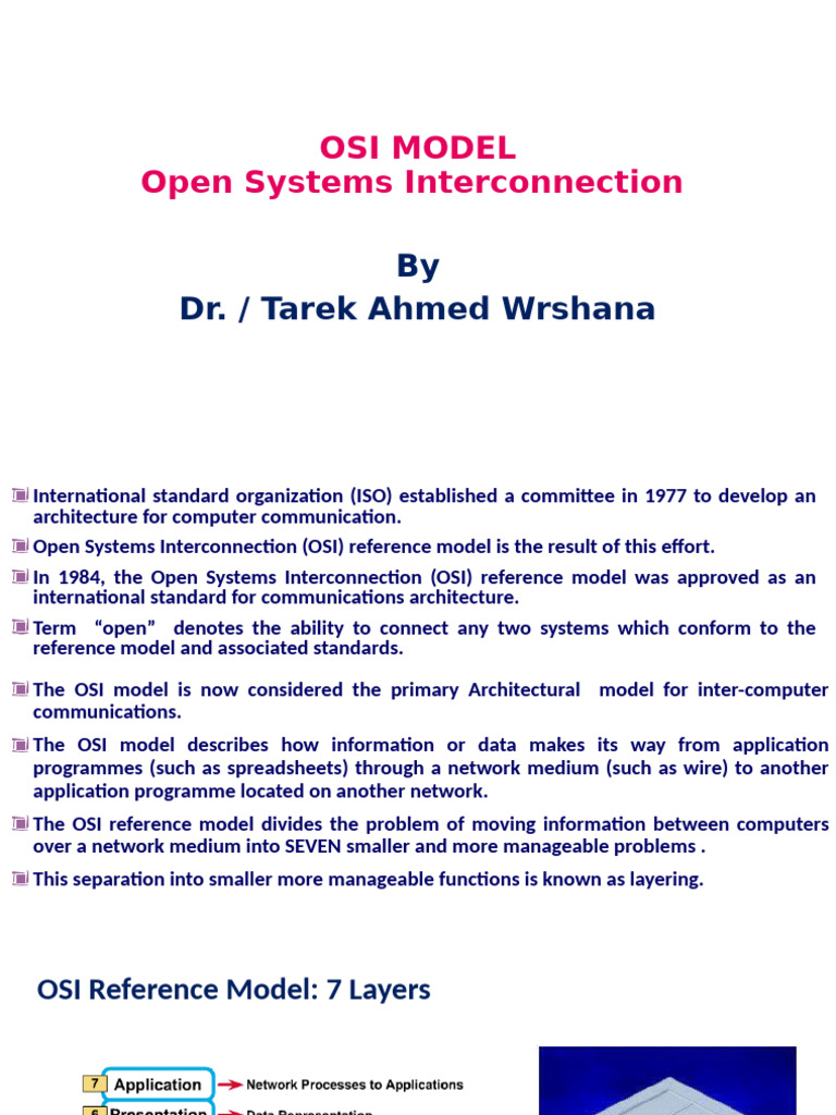 Understanding the OSI Model Layers | PDF | Osi Model | Internet ...