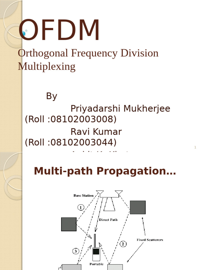 Our Presentation FINAL DRAFT | PDF | Orthogonal Frequency Division Multiplexing | Electronics