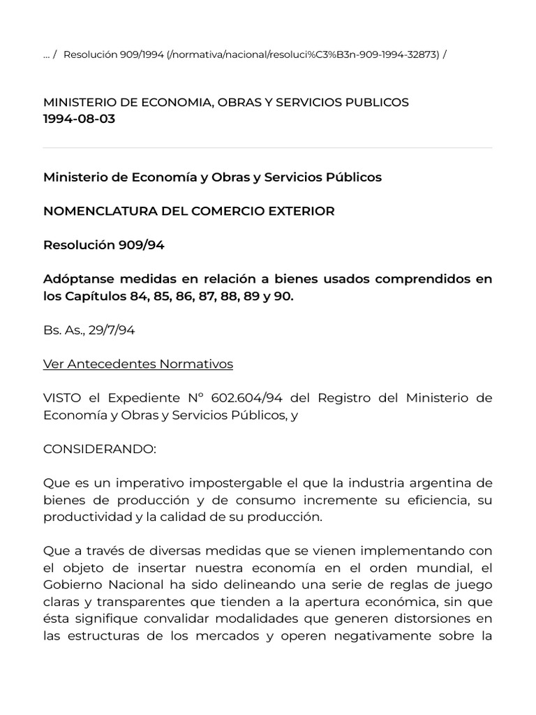 Certificado de Importación de Bienes Usados | PDF | Economias