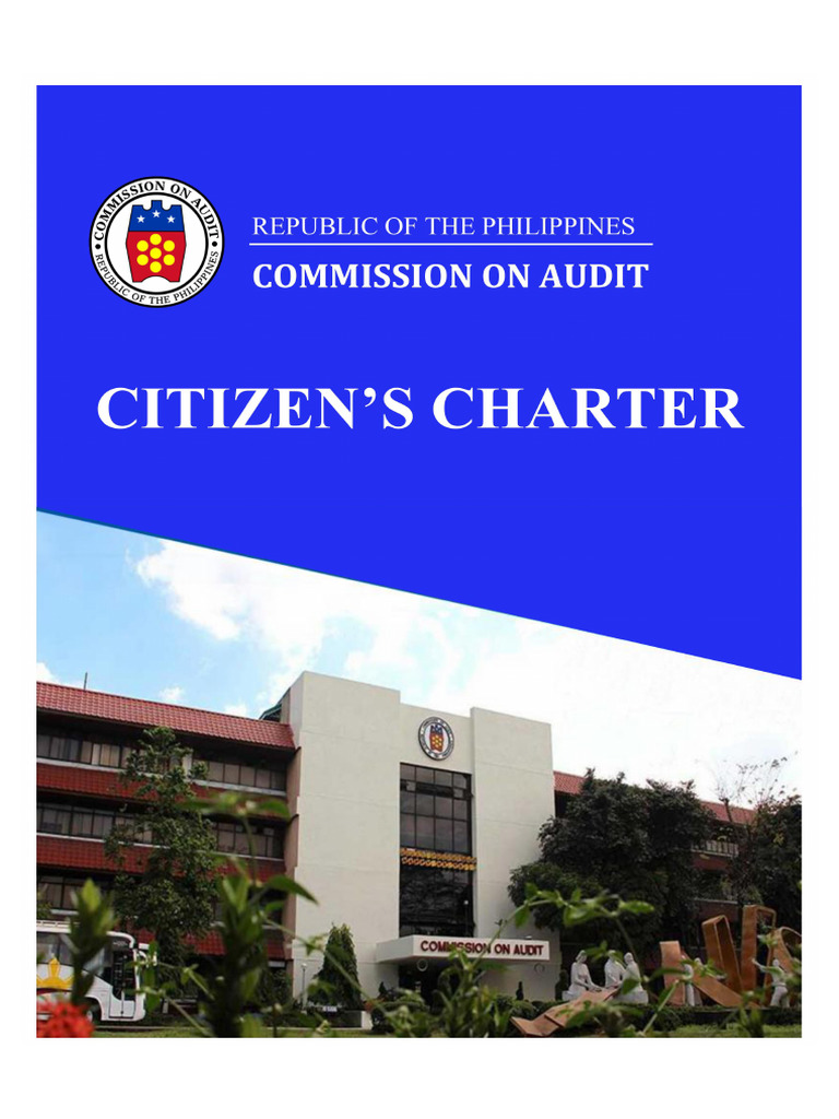 COA Citizens Charter 2024 | PDF | Audit | Auditor's Report