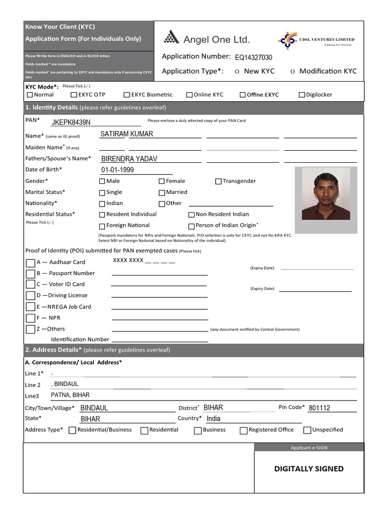 esign | PDF | Identity Document | Stocks