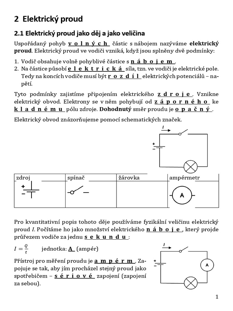 02 Elektricky Proud PLvyplneny | PDF