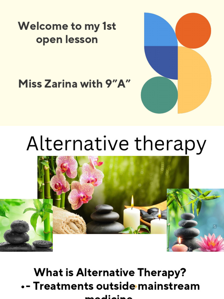 Introduction to Alternative Therapy | PDF