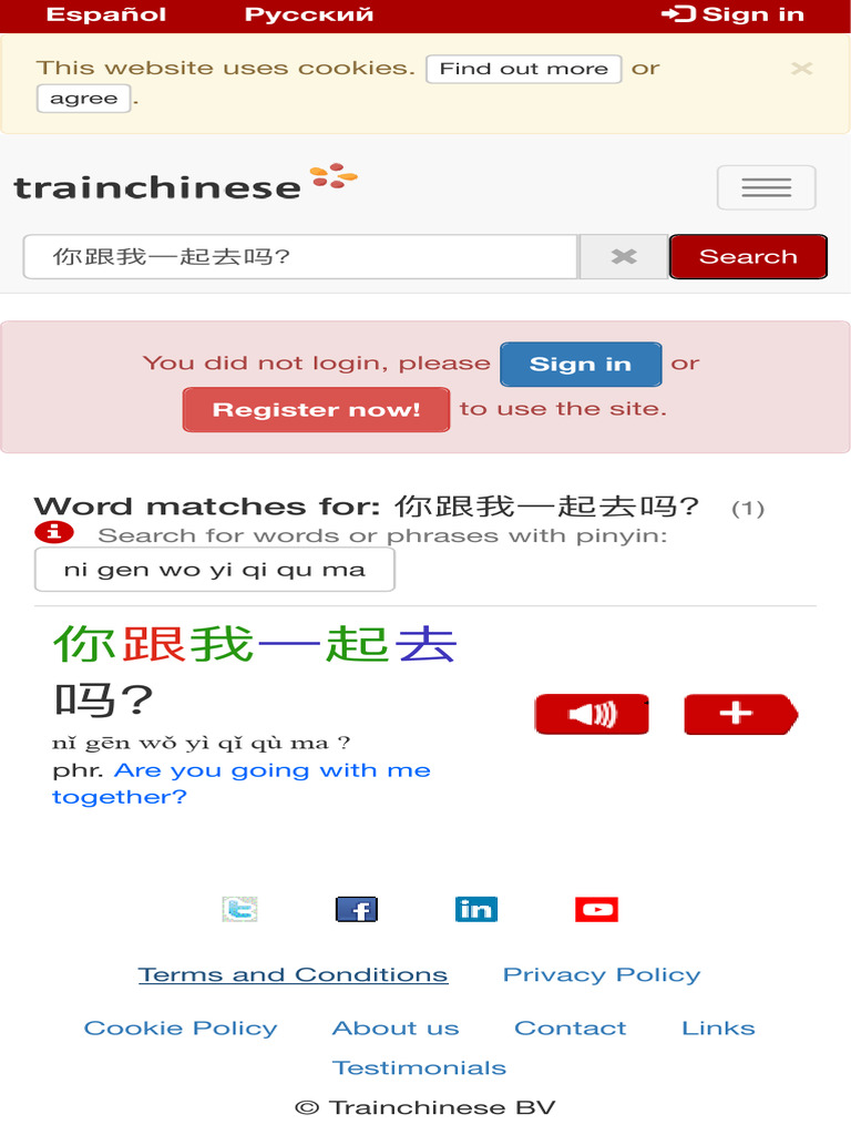 Trainchinese Dictionary Search | PDF