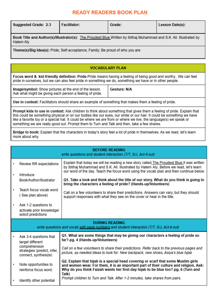 The-Proudest-Blue | PDF | Reading Comprehension | Human Communication