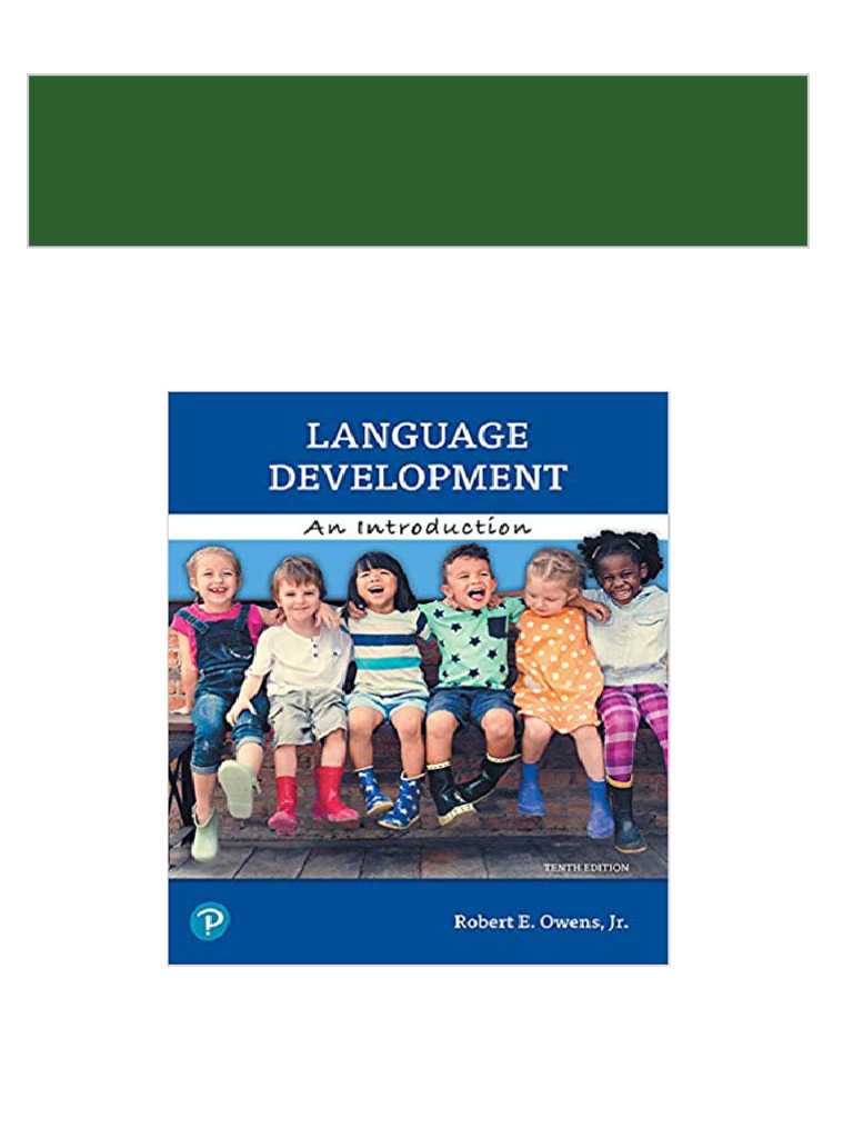 Download (eBook PDF) Language Development: An Introduction 10th Edition ... Download (eBook PDF) Language Development: An Introduction 10th Edition ...