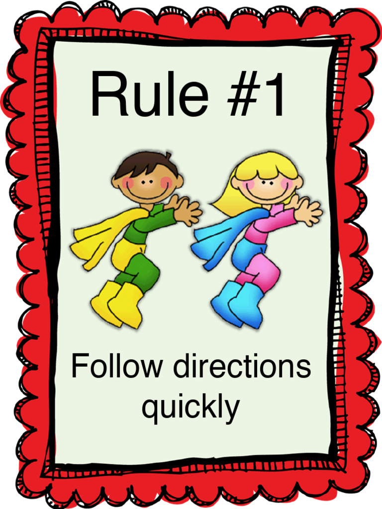 Editable Classroom Rules | PDF