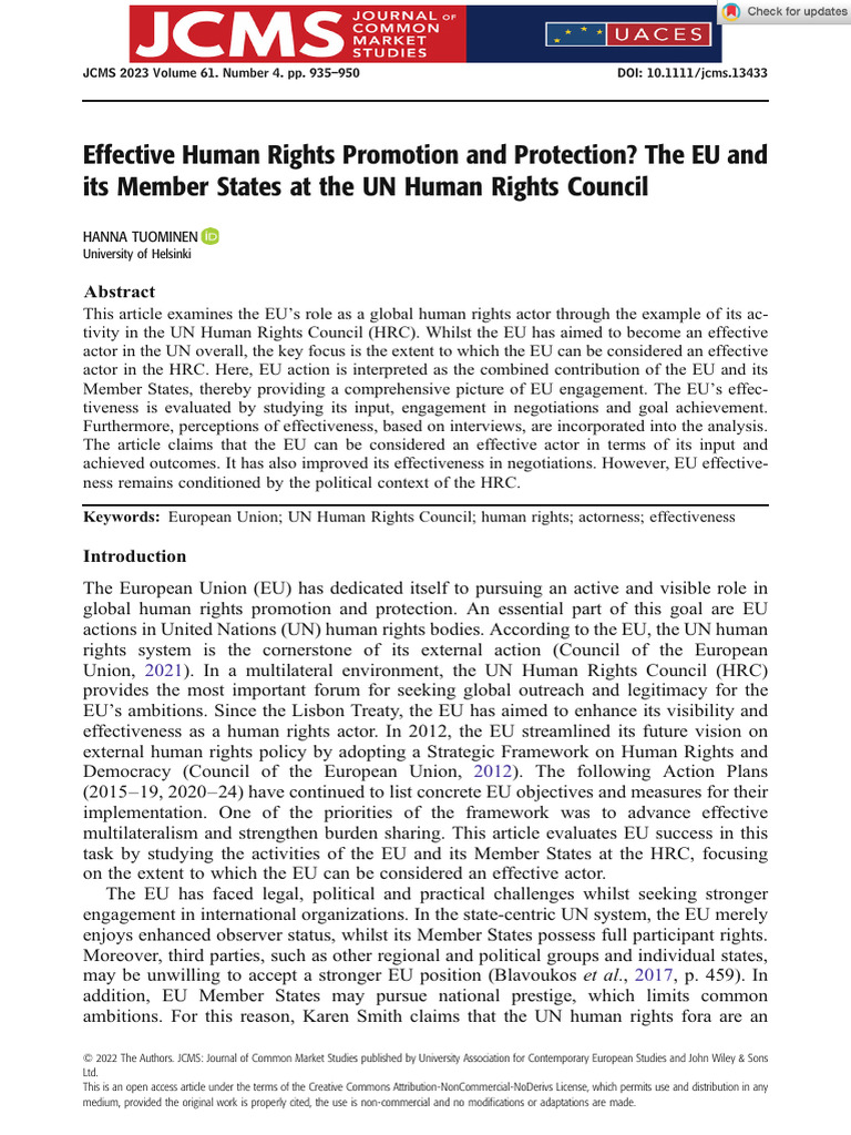 Artigo científico | PDF | European Union | Negotiation