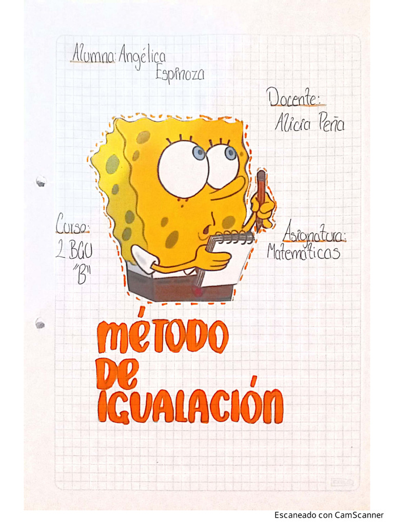 Método De Igualación Pdf