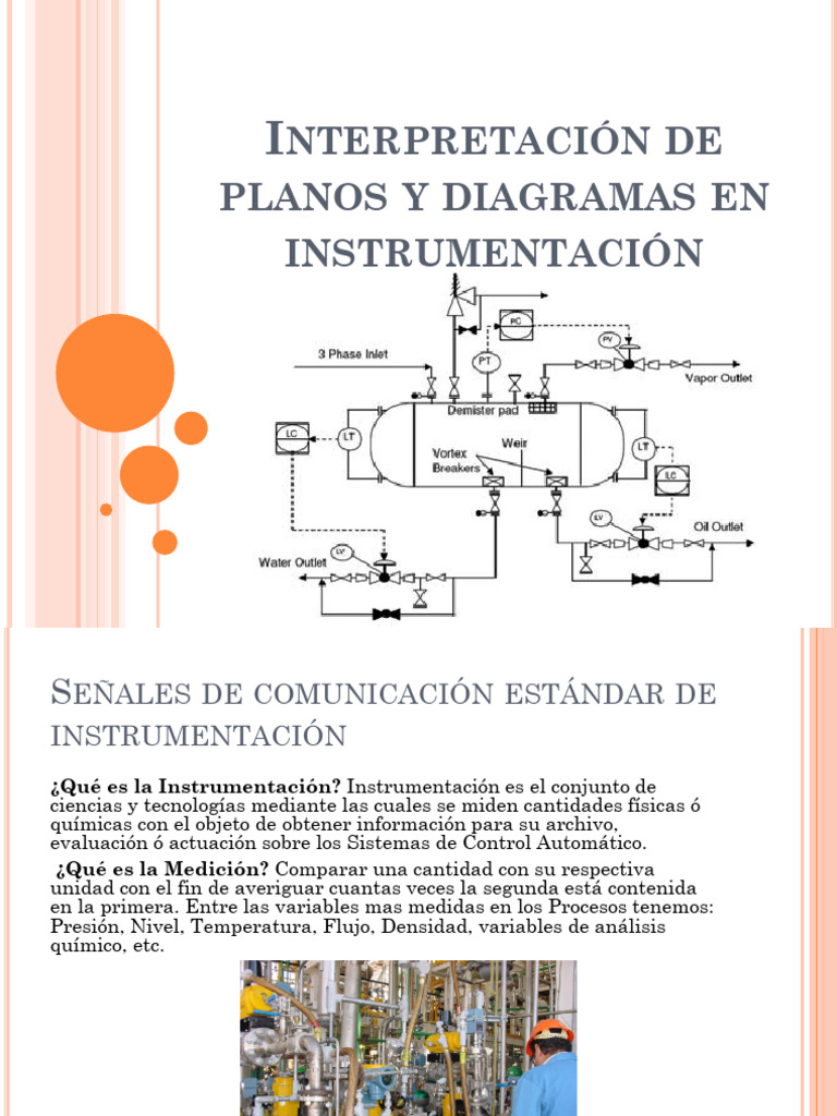 Interpretación de Planos y Diagramas en Instrumentación | PDF | Sistema ...