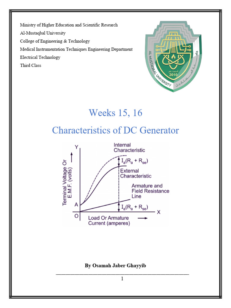 MUCLecture 2024 31618557 | PDF | Electric Generator | Electrical ...
