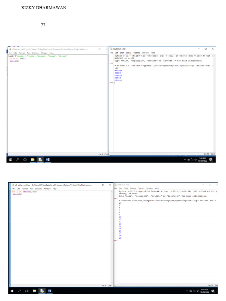 LATIHAN SOAL RIZKY DHARMAWAN | PDF