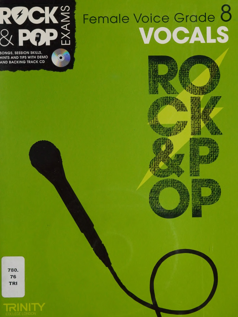 Trinity Rock & Pop Exams - Vocals Grade 8 (Female Voice) - Trinity ...