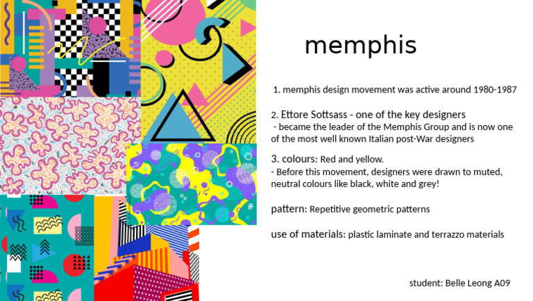 Memphis Design Movement | PDF