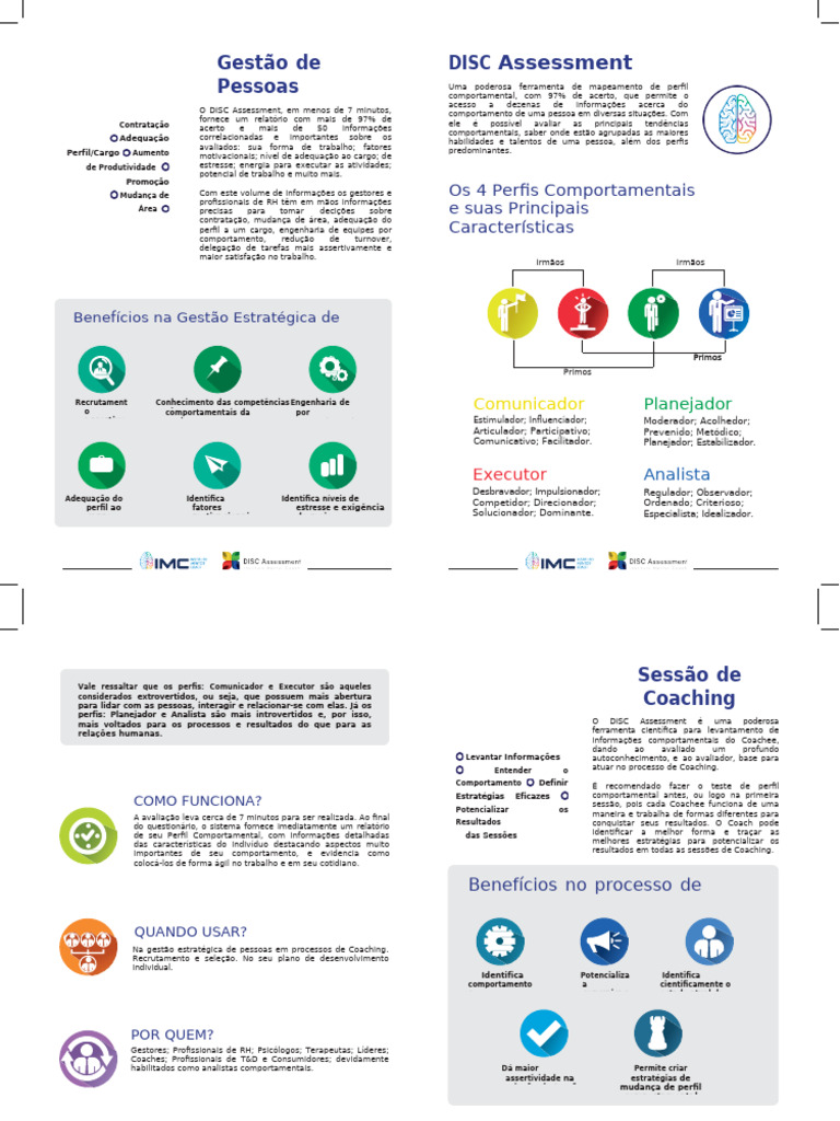 Disc Teste Comportamental | PDF | Gestão de recursos humanos | Psicologia