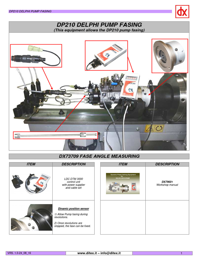 Cap08 DP210 Delphi Pump Fasing EN | PDF