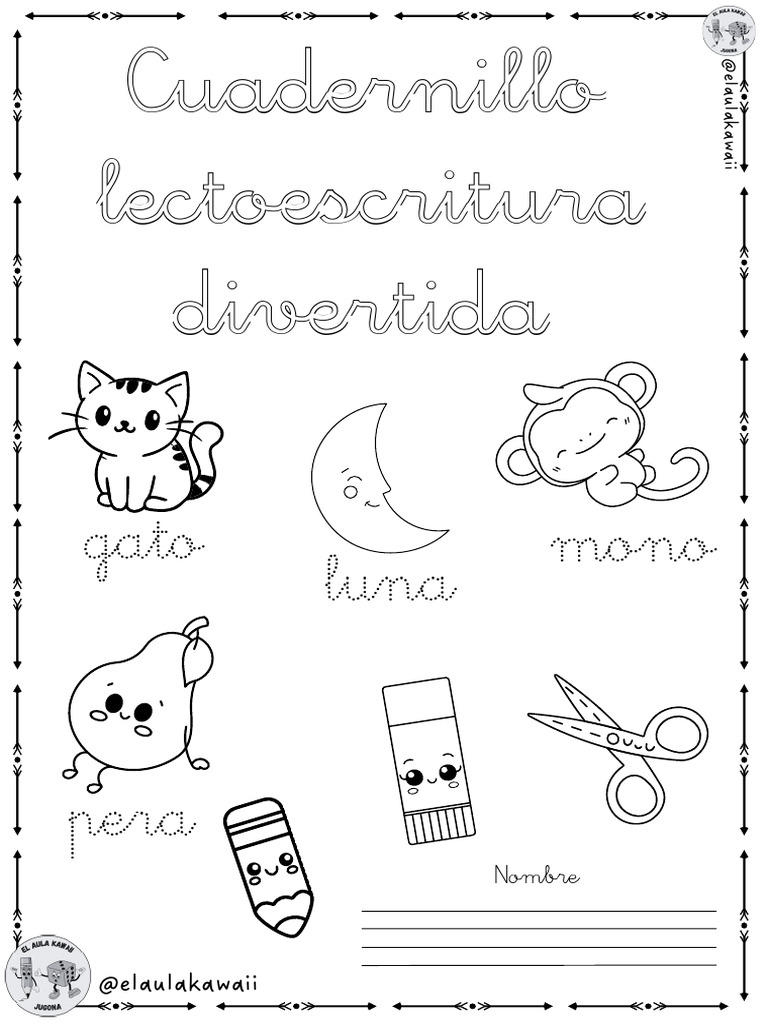 Cuadernillo Divertido de Lectoescritura | PDF | Rompecabezas