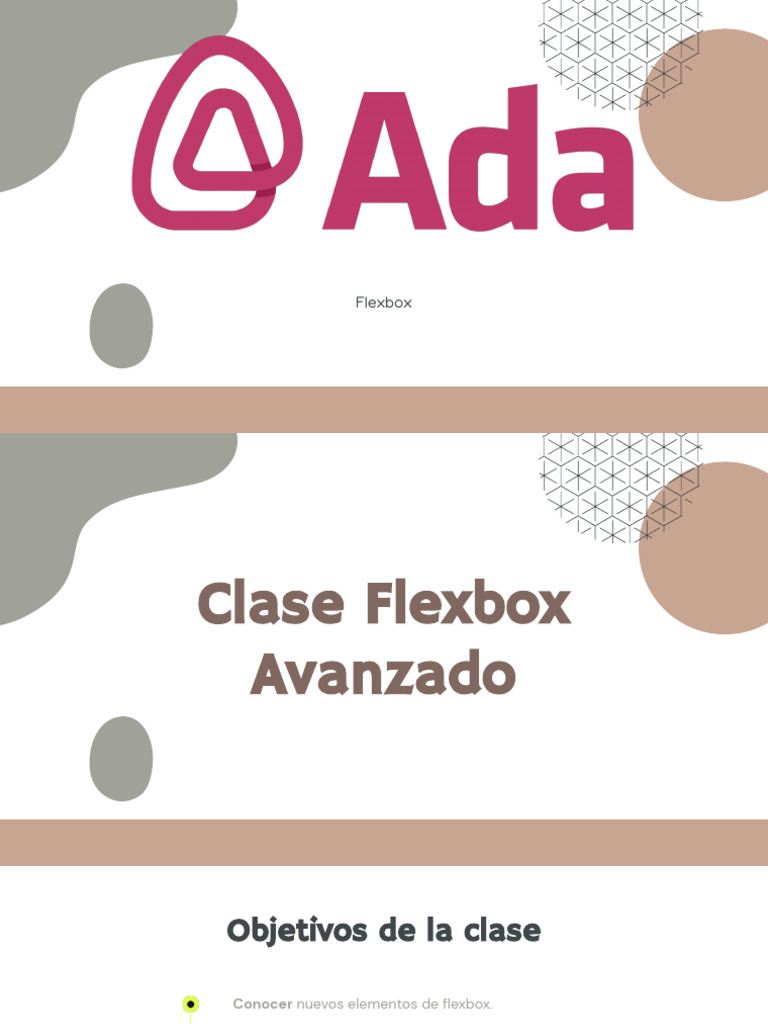 Clase 08 Frontend - Flexbox Avanzado | PDF