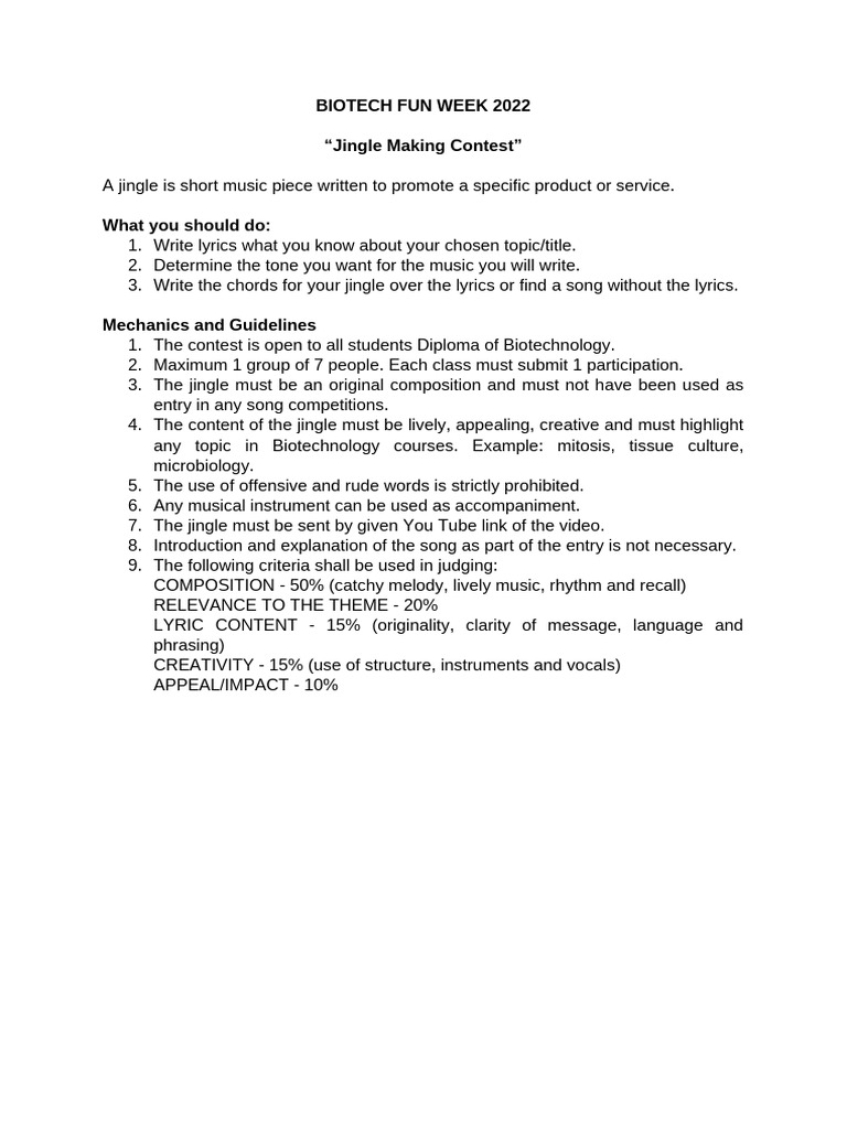 Jingle | PDF