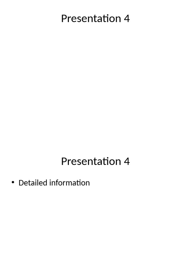 Presentation 4 | PDF