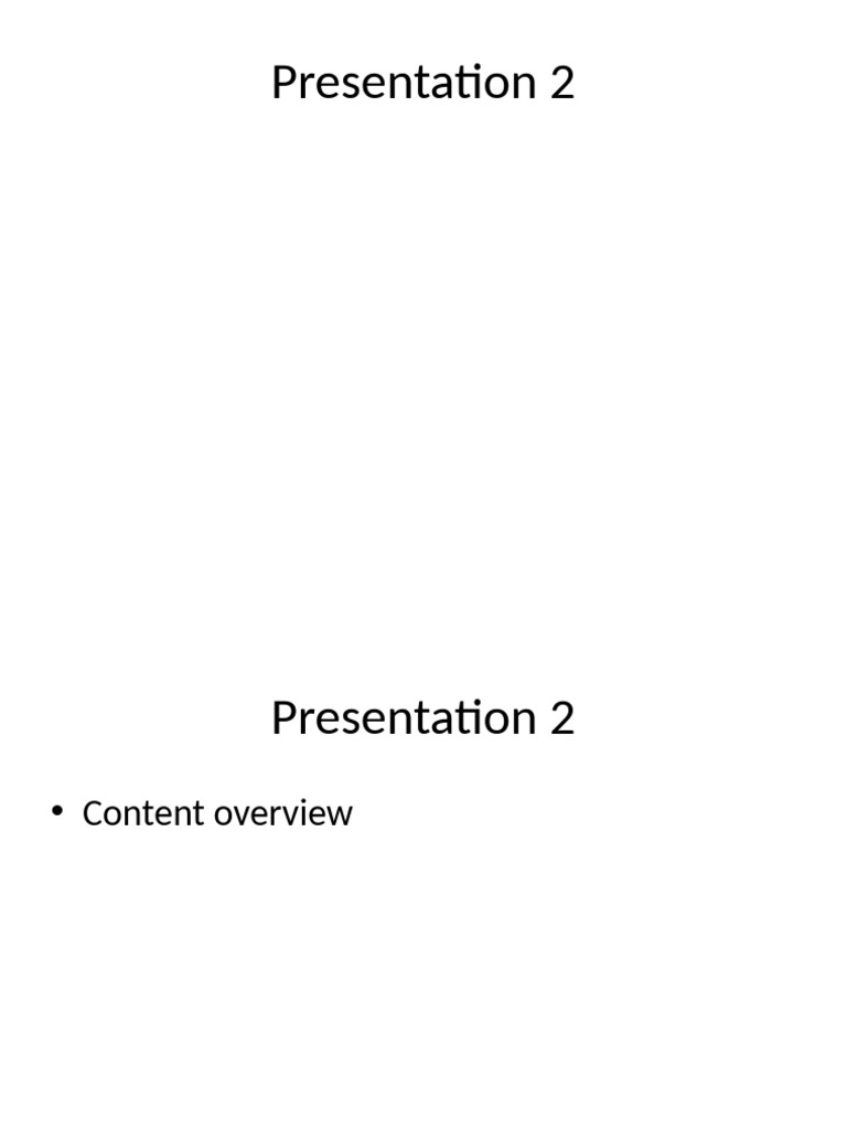 Presentation 2 | PDF