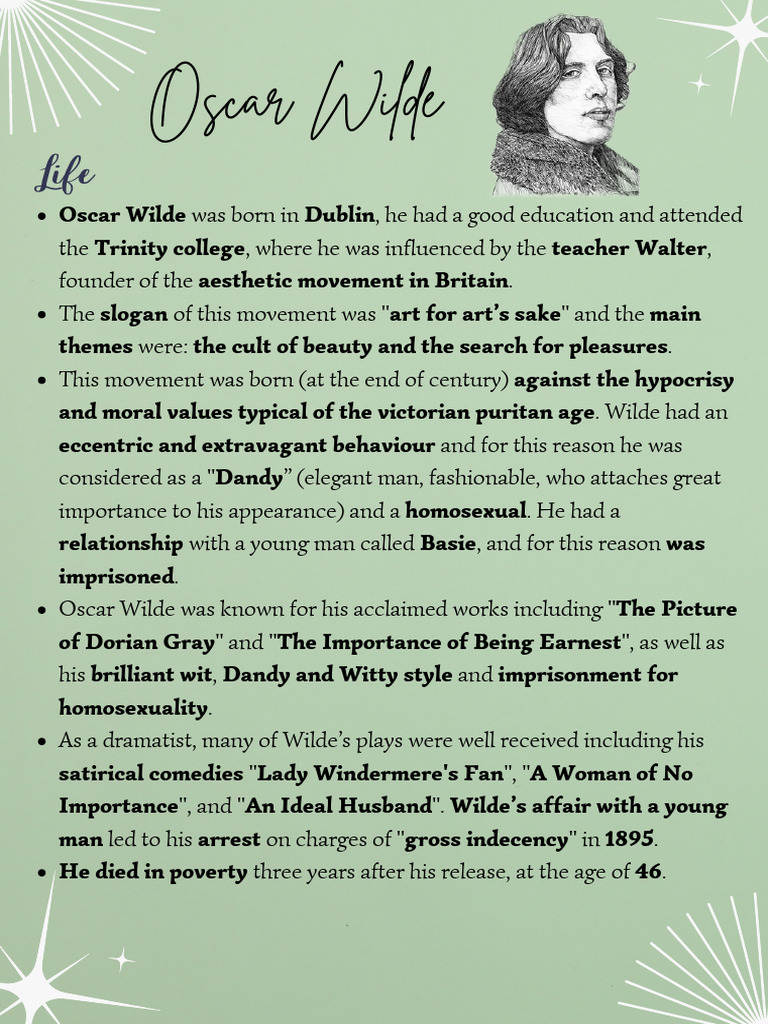Oscar Wilde | PDF | Oscar Wilde