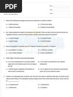 Prof Ed FTRC Mockboard Set 2 Questions and Answers | PDF | Learning ...