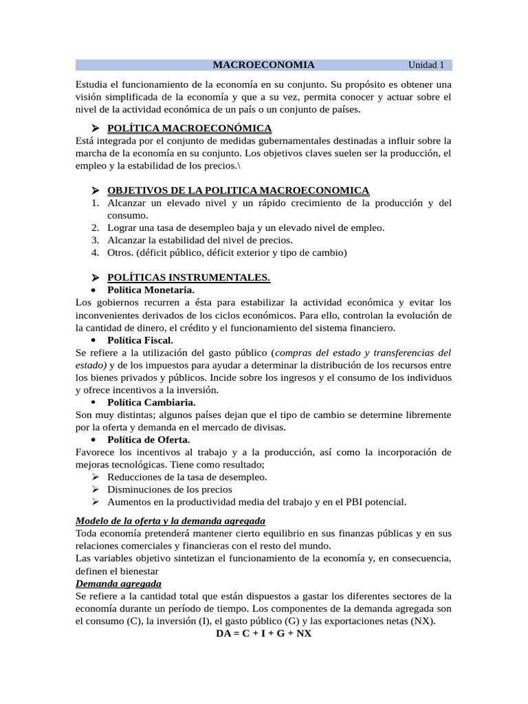 Macro Resumen | PDF | Producto Interno Bruto | Inflación