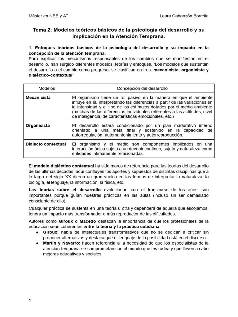 Modelos de Psicología del Aprendizaje | PDF | Teoría de apego | Aprendizaje