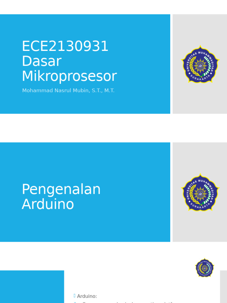 Dasar Mikroprosesor-5 | PDF | Arduino | Manufactured Goods