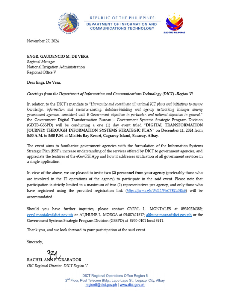 Digital Transformation Event Invitation | PDF